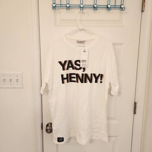 Tops | Nwt Queer Eye Unisex White Short Sleeve Graphic T Shirt Yes ...
